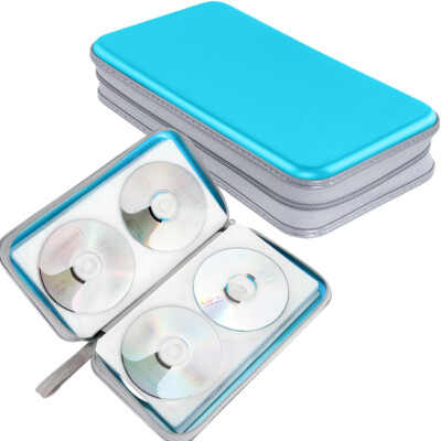 CD DVD Case Holder 72 Capacity Disc Cases Storage Binder Wallet for Car ...