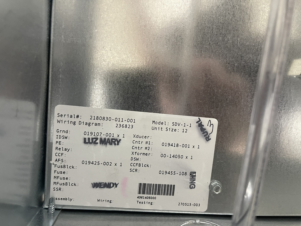 VAV BOX, Price SDV-1-1-12 With SCR Electric Heat 12 Inch Inlet | eBay