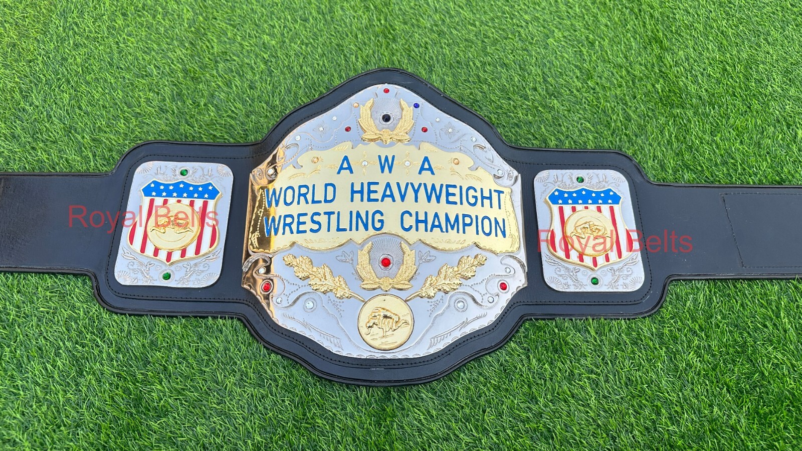 AWA Inmate World Heavyweight Championship Title Belt Tripple Layered ...
