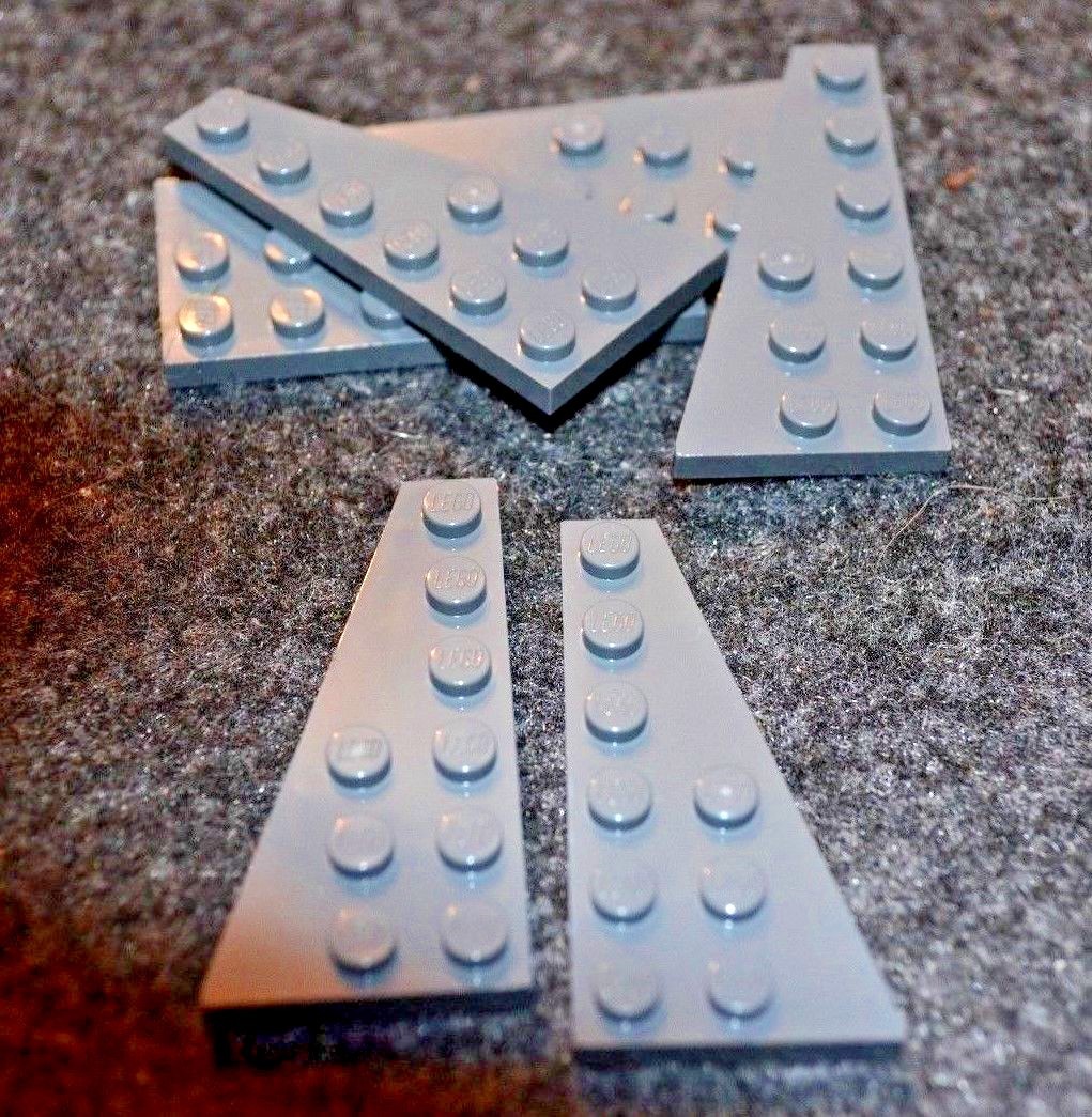 (6 - 3 pair) 3x6 Dark Gray Wing Plate Lego Bricks - NEW Parts | eBay
