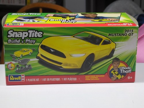 Revell Snap-Tite 2015 Mustang GT Build & Play, Yellow 1/25 Kit # 85 ...