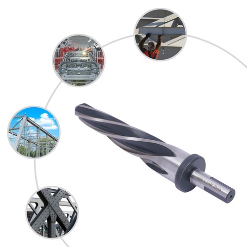 1-1/16" Bridge Reamer 1/2 Inch Shank HSS Chuck Drill Bit for Metal ...