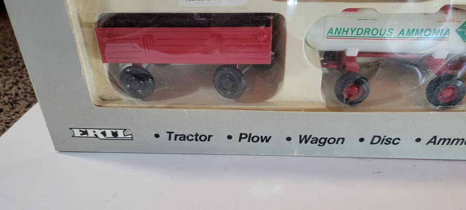 Vintage 1/32 Ertl Case IH/International Harvester 5 Piece Set Plow And ...