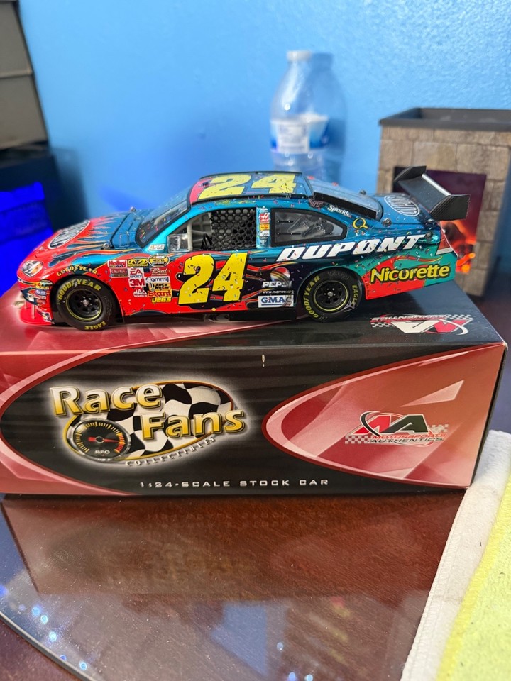 Jeff Gordon #24 Dupont 2007 Phoenix Win COT Color Chrome 1/1500 1/24 ...