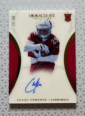 2018 Panini Immaculate Chase Edmonds Rookie Auto Autograph SP #77/99 | eBay