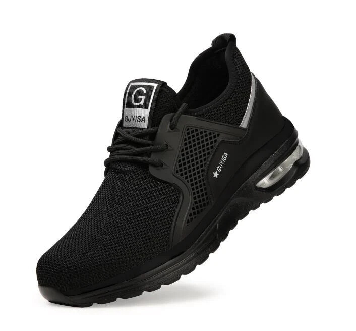 MENS WOMENS LIGHTWEIGHT STEEL TOE CAP SAFETY ABSORBING TRAINERS BOOT ...