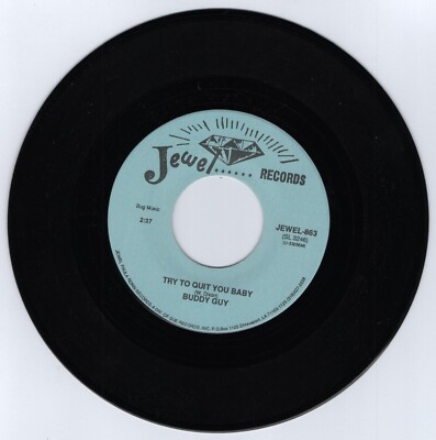 BUDDY GUY Try To Quit You Baby/Sit And Cry JEWEL RECORDS Vinyl 45rpm 7 ...