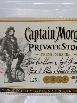 Captain Morgan Private Stock Label