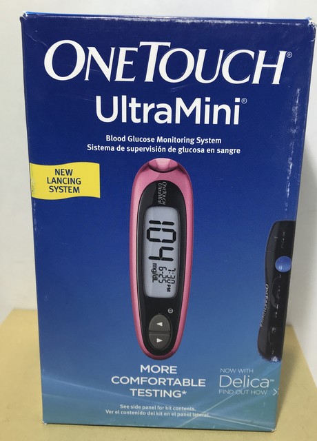 One Touch Ultra Mini Blood Glucose Monitoring System - for sale online ...