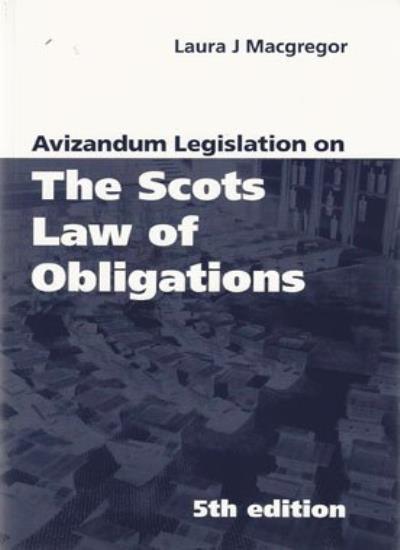 Avizandum Legislation on the Scots Law of Obligations. 978190496 | eBay