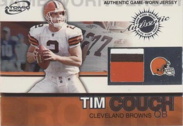 2002 Pacific Atomic - Authentic Game-Worn Jersey Tim Couch #21 (MEM ...