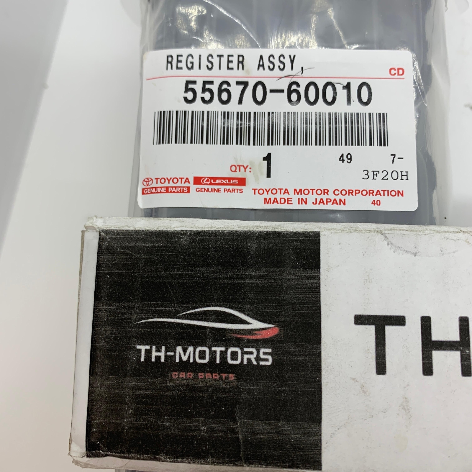 TOYOTA Genuine LAND CRUISER Instrument Panel Register Assy No.3 55670 ...