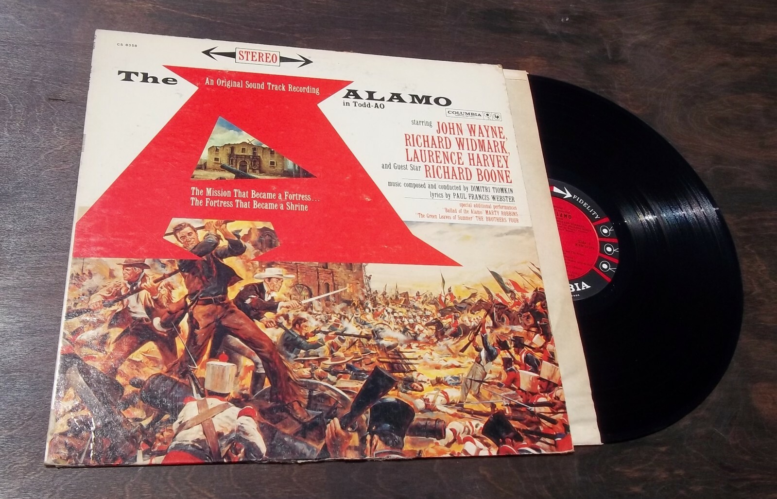THE ALAMO, 60s MOVIE SOUNDTRACK LP, DIMITRI TIOMPKIN, COLUMBIA LABEL | eBay