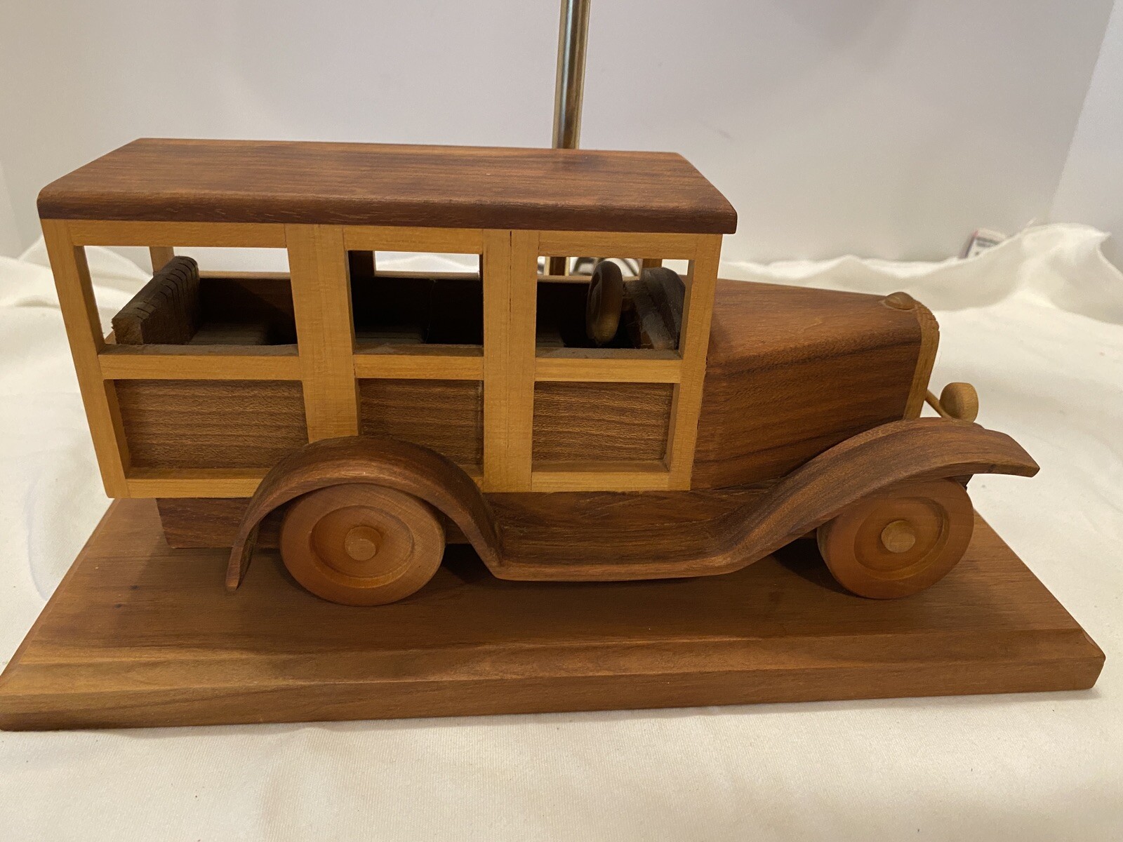 Vintage 1930s Model Ford Model A Woody Lamp 20 1/4" tall 15" Wide. | eBay