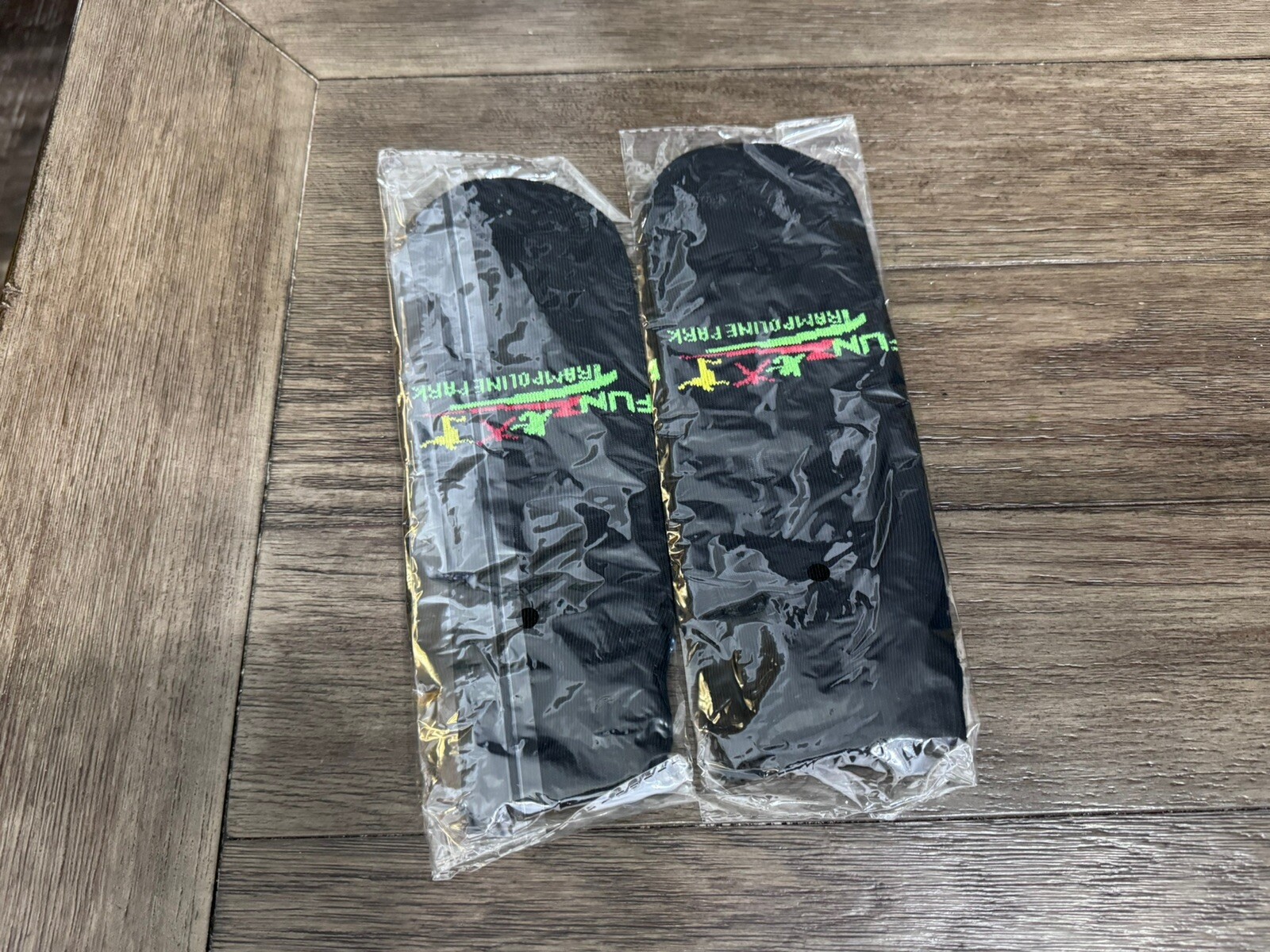 Lot of 2 - FunZ Trampoline Park - Black- Anti-Slip Socks | eBay