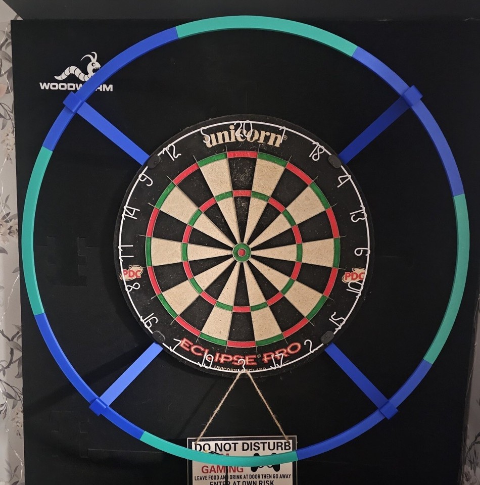 3D Printed Dartboard Lighting Ring Mount With Optional Autodarts Camera ...