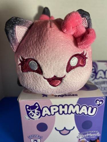 Aphmau Meemeows KC Pink Bow Cat Plush Glitter Edition Litter 6 Mystery ...