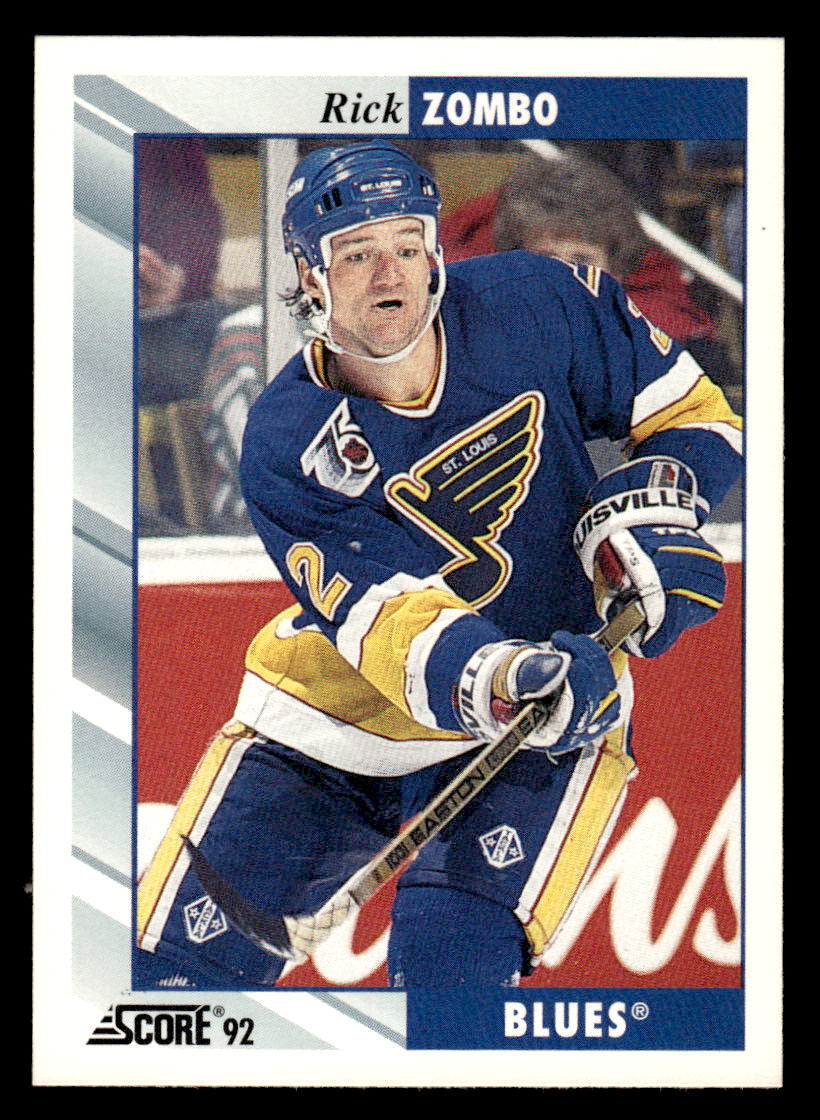 Rick Zombo 1992 Score #154 St. Louis Blues | eBay