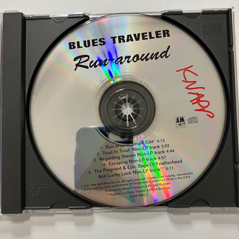 Blues Traveler - Run-Around CD 1994 Non-LP Tracks Rock | eBay