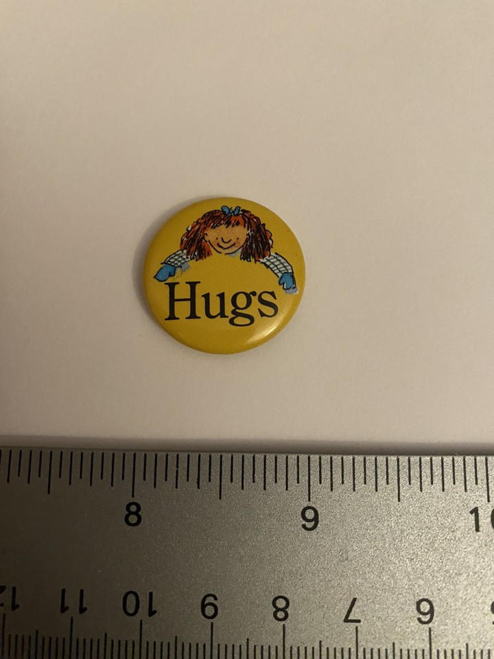 Hugs Grin Pins American Girl #186 1994 Pin Back Button P151 | eBay
