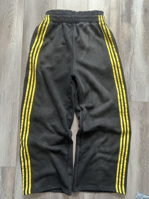 Baggy Yellow Striped Sweats | eBay