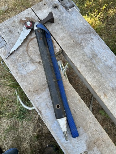 Simond Chacal Ice Axe Chamonix France, 45cm Reverse Curve Pick Classic Used | eBay