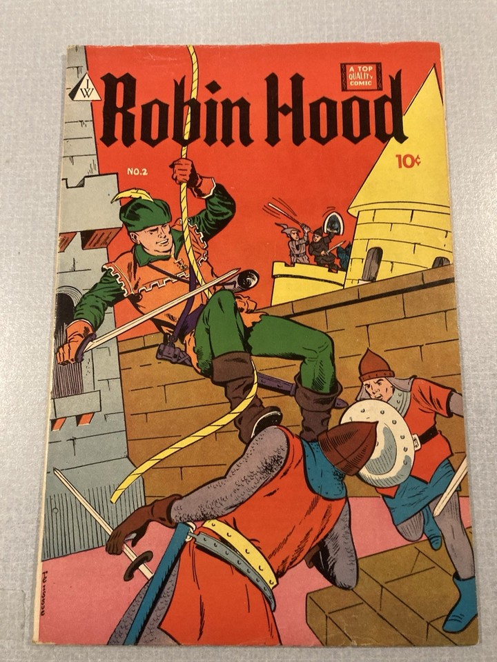 Old 10 Cent Comics, Four Robin Hood Books, Good Shape, Vintage! | eBay