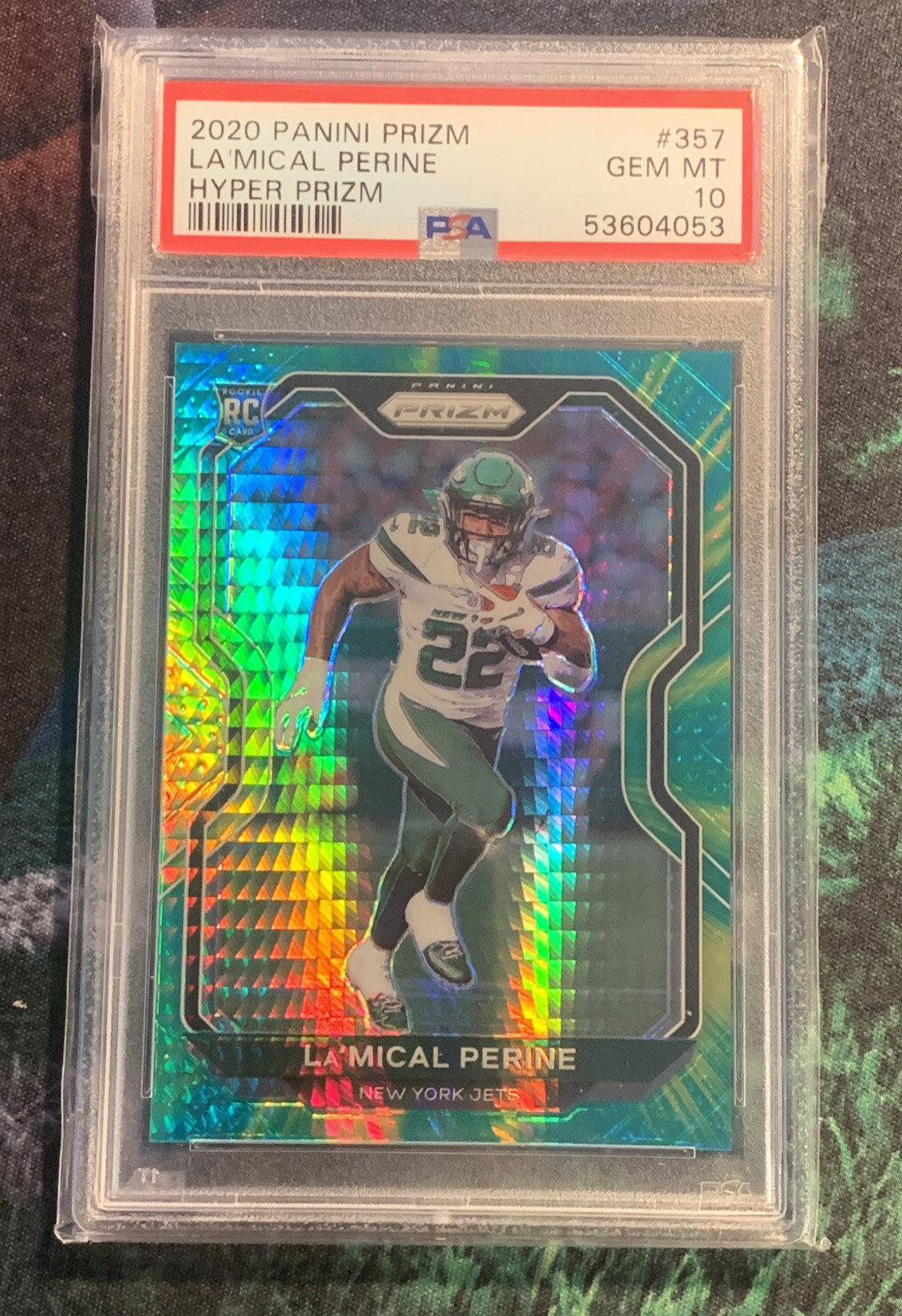 2020 Panini Prizm - Rookie La'Mical Perine #357 Hyper Prizm /175 (RC ...