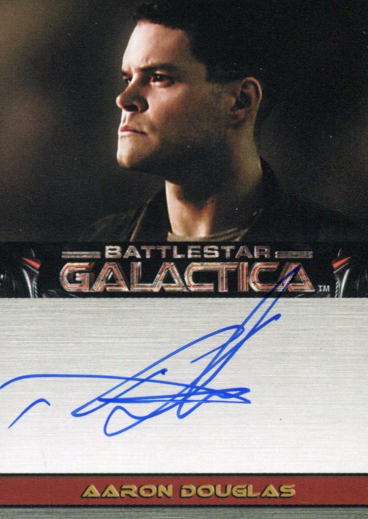 Battlestar Galactica Premiere Edition Aaron Douglas Autograph Card | eBay