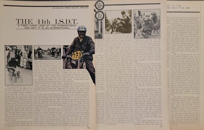 1970 44th ISDT Race 5p Article John Penton Billy Uhl Malcolm Smith | eBay