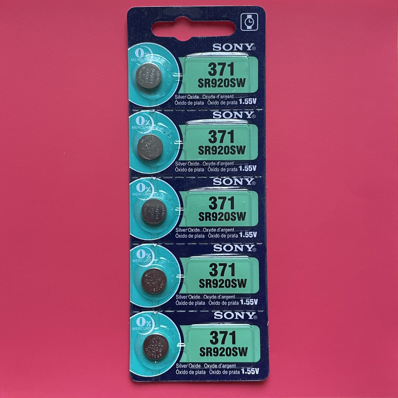 [Exp 10/2028] 5 SONY 371 370 SR920W SR920SW Brand New Battery Ships ...