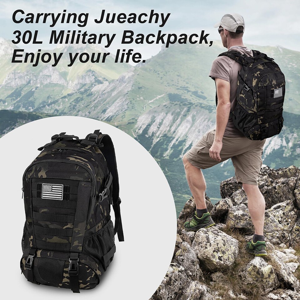 30L Outdoor Military Army Assault Bag Tactical Backpack Rucksack Hiking Bag | eBay