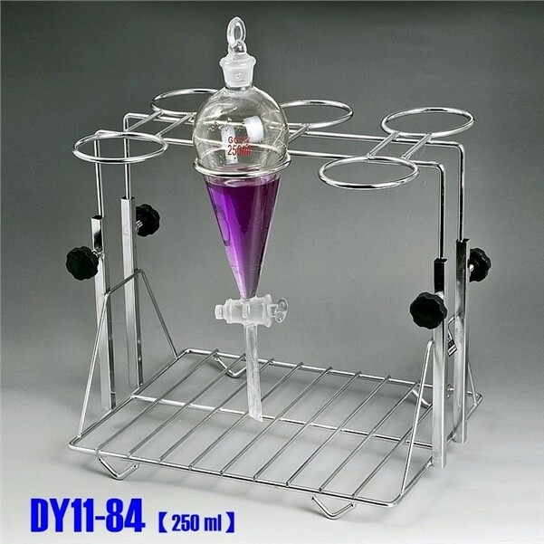 Stainless Steel Adjustable Lifting 250Ml Separatory Funnel Stand ...