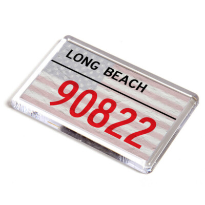 FRIDGE MAGNET - Long Beach, 90822 - US Zip Code | eBay