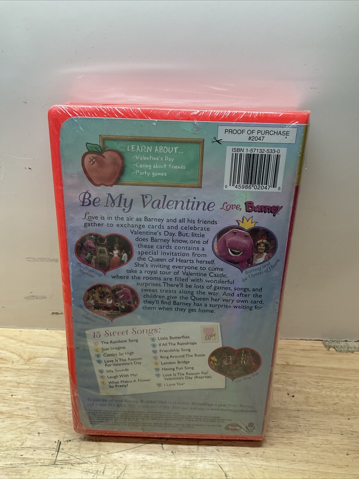 Barney - Be My Valentine - Love, Barney (VHS, 2000) for sale online | eBay