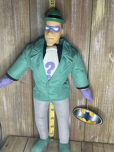 The Riddler Play by Play 1999 Plush Action Figure WB Stuffed Doll ...