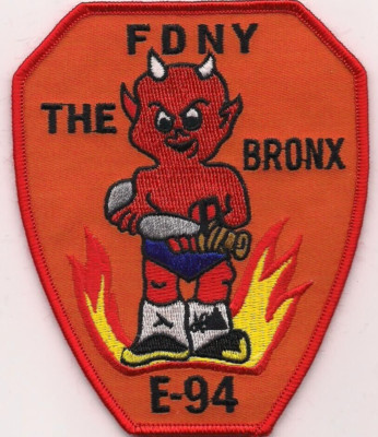New York City - Engine - 94 "Red Devil - Bronx" (3.75" x 4.5" size ...