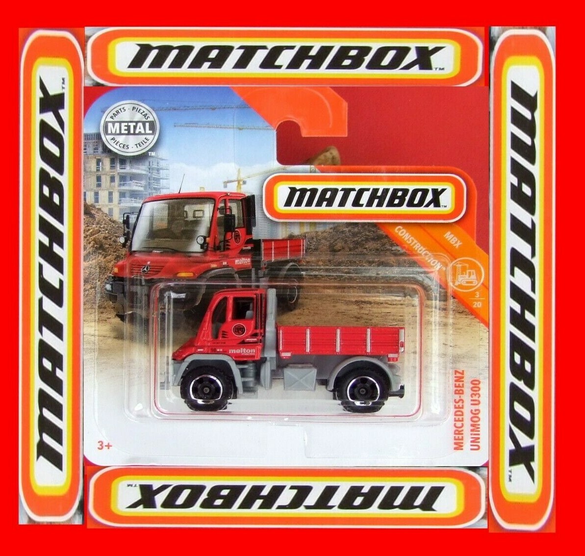 MATCHBOX 2019 MERCEDES BENZ UNIMOG U300 37100 NEUOVP