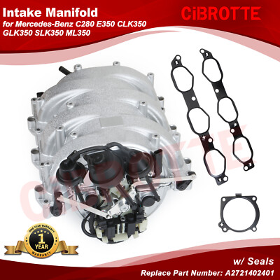 Intake Manifold Assembly for Mercedes-Benz C280 E350 CLK350 GLK350 ...