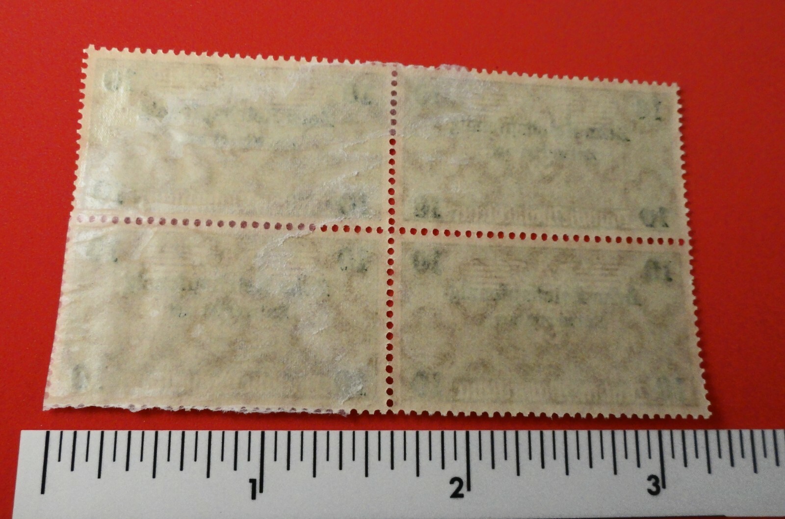 WW2 NAZI Germany: RARE Large Swastika Eagle Stamps: Block of Four on ...