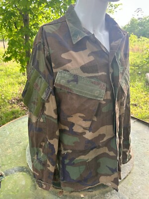 Raid Mod , Modified M81 Woodland Camo BDU Jacket Medium Reg #2 | eBay