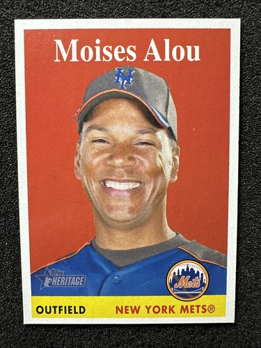 MOISES ALOU #272 2007 Topps Heritage QTY New York Mets | eBay