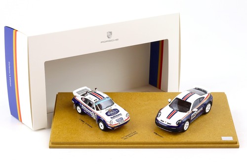 1:43 Spark Porsche 911 (992) Dakar + 953 Rally Set Rothmans Limited WAP ...