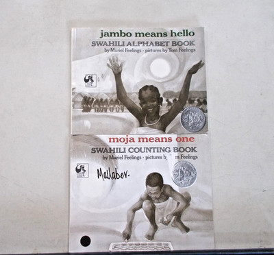 2 SWAHILI ALPHABET COUNTING MURIEL FEELINGS JAMBO MEANS HELLO MOJA ...