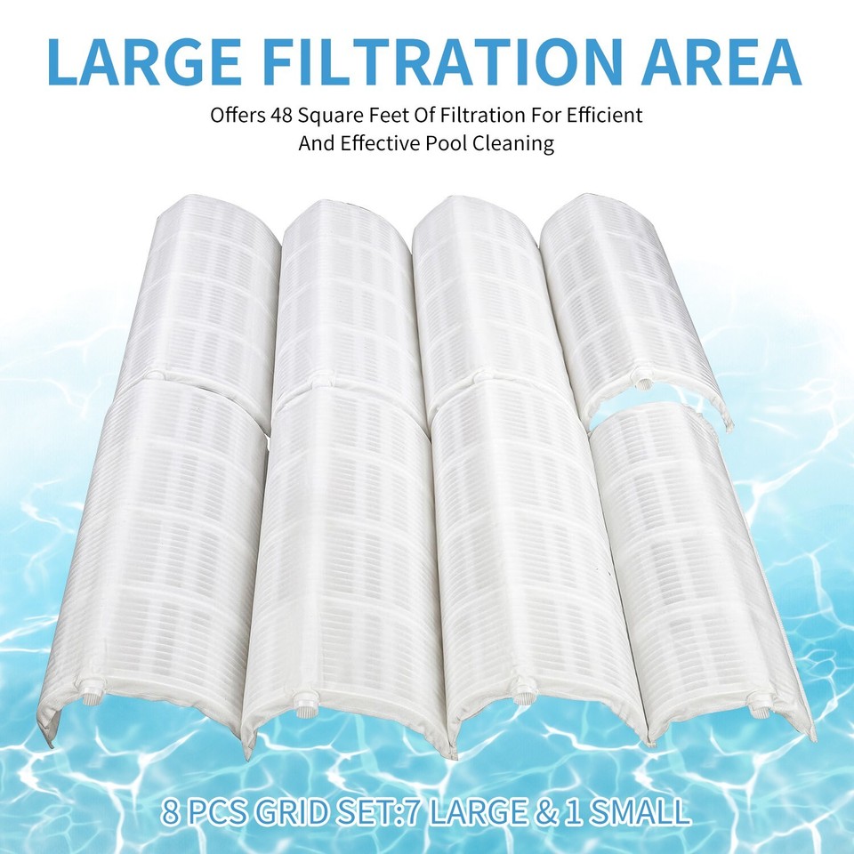 48sq.ft.DE Filter Grid Set Compatible with Pleatco PFS2448 for Unicel ...
