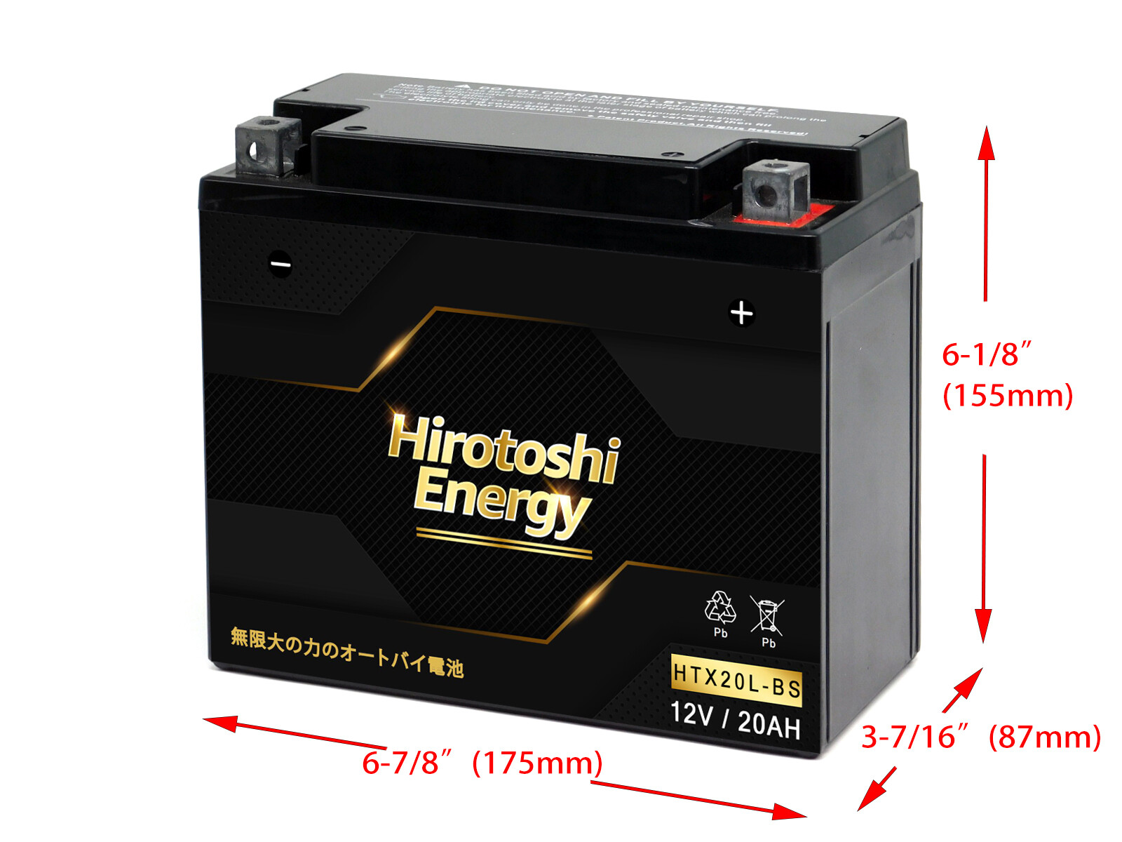 HTX20L-BS YTX20HL GYZ20HL 12V GEL Battery For 1991-2017 Harley Softail ...