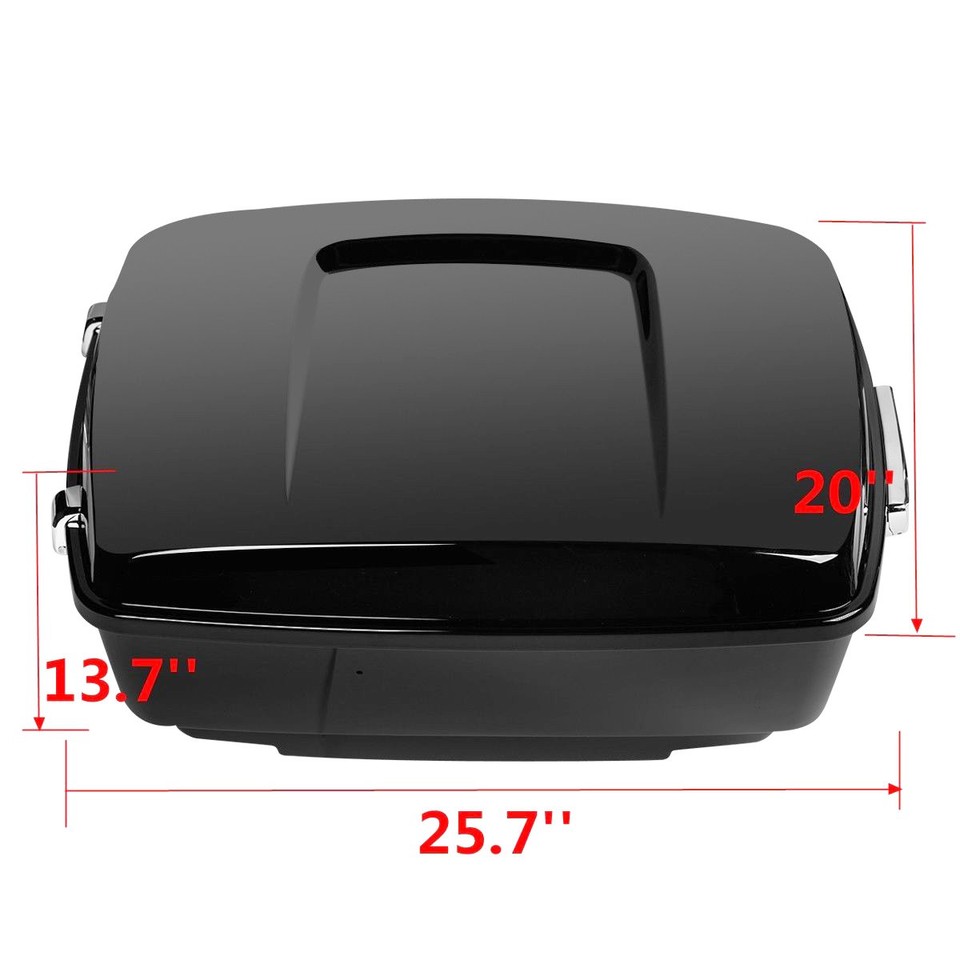 King Trunk Backrest Fit For Harley Touring Road Street Glide 14-25 | eBay