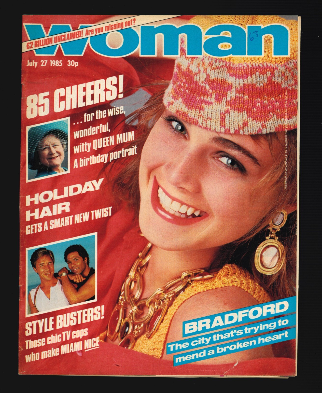 Woman July 27 1985 Vintage Women’s Magazine The Queen MUM PORTRAIT | eBay