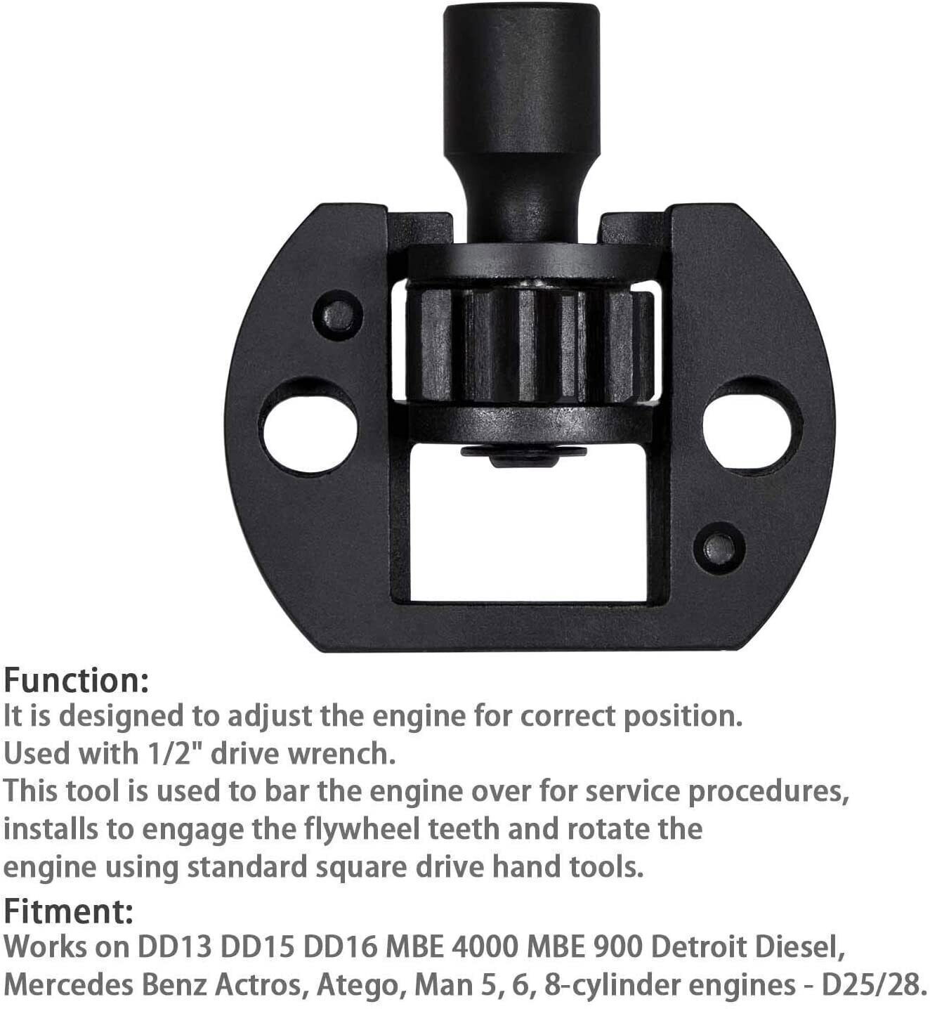 W470589046300 Engine Barring Tool for Detroit Diesel DD13 DD15 DD16 J ...