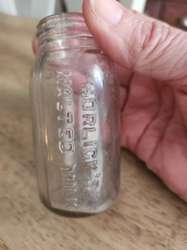 Vintage HORLICKS MALTED MILK Clear Glass Lunch Tablet Bottle U.S.A | eBay